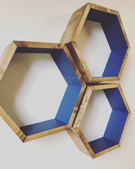 Large Sapphire Honeycomb Shelf Behive Shelving Modular | Etsy