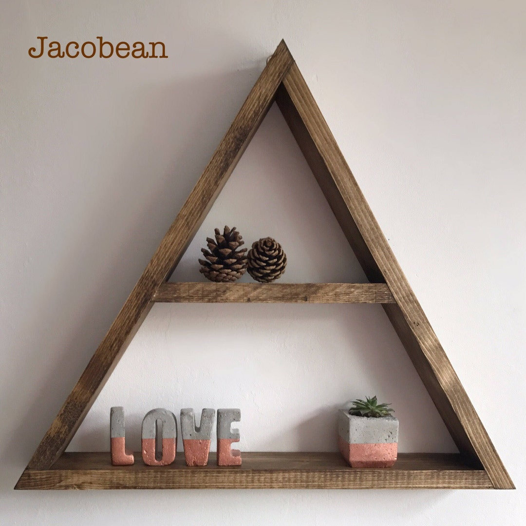 X Large Triangle Shelf Floating Triangle Shelf Triangle - Etsy