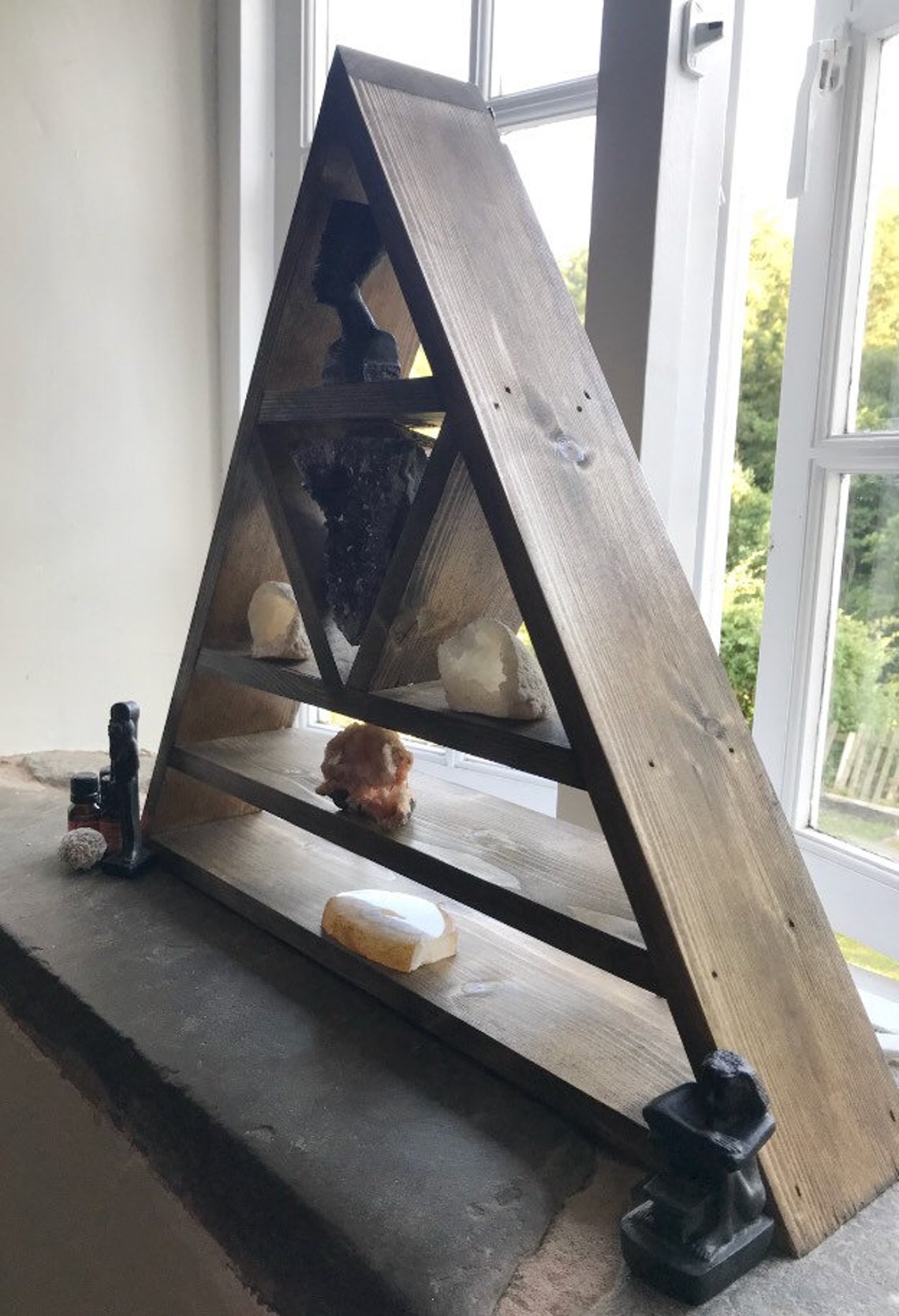 Large Altar Altar Space Triangle Shelf Display Shelf - Etsy