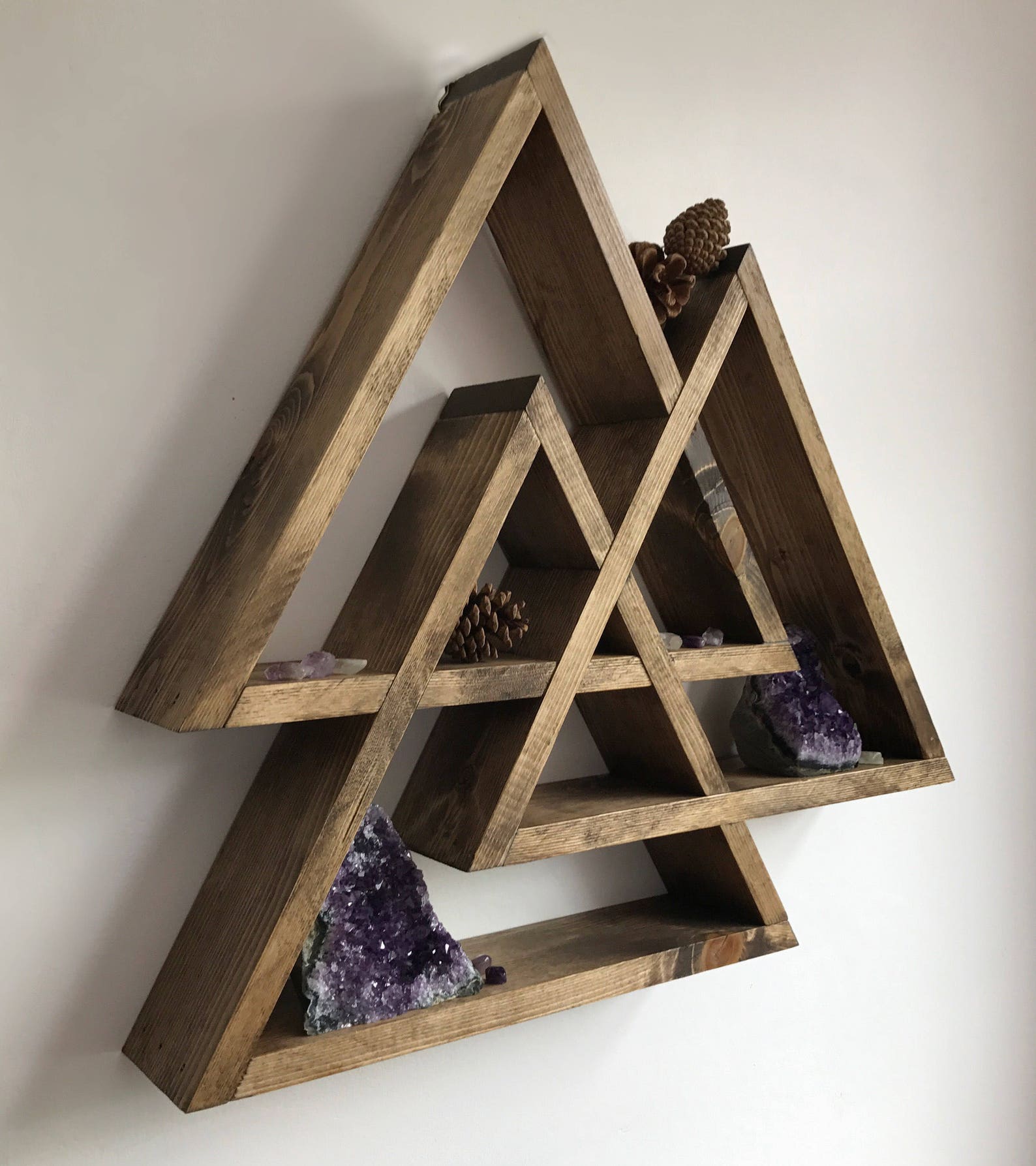 Valknut Cool Crystal Shelf Display Shelf Centerpiece - Etsy