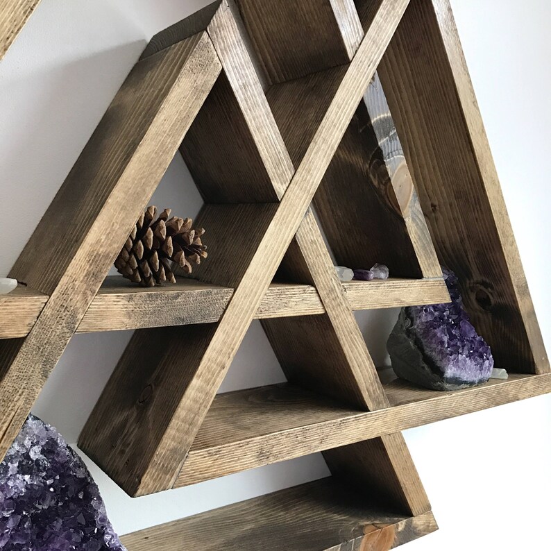 Valknut Cool Crystal Shelf Display Shelf Centerpiece - Etsy