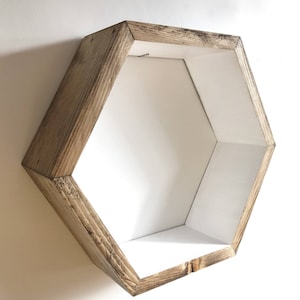 Large White Hexagon Shelf, Hexagon Shelves, Honeycomb Shelf, Honeycomb ...