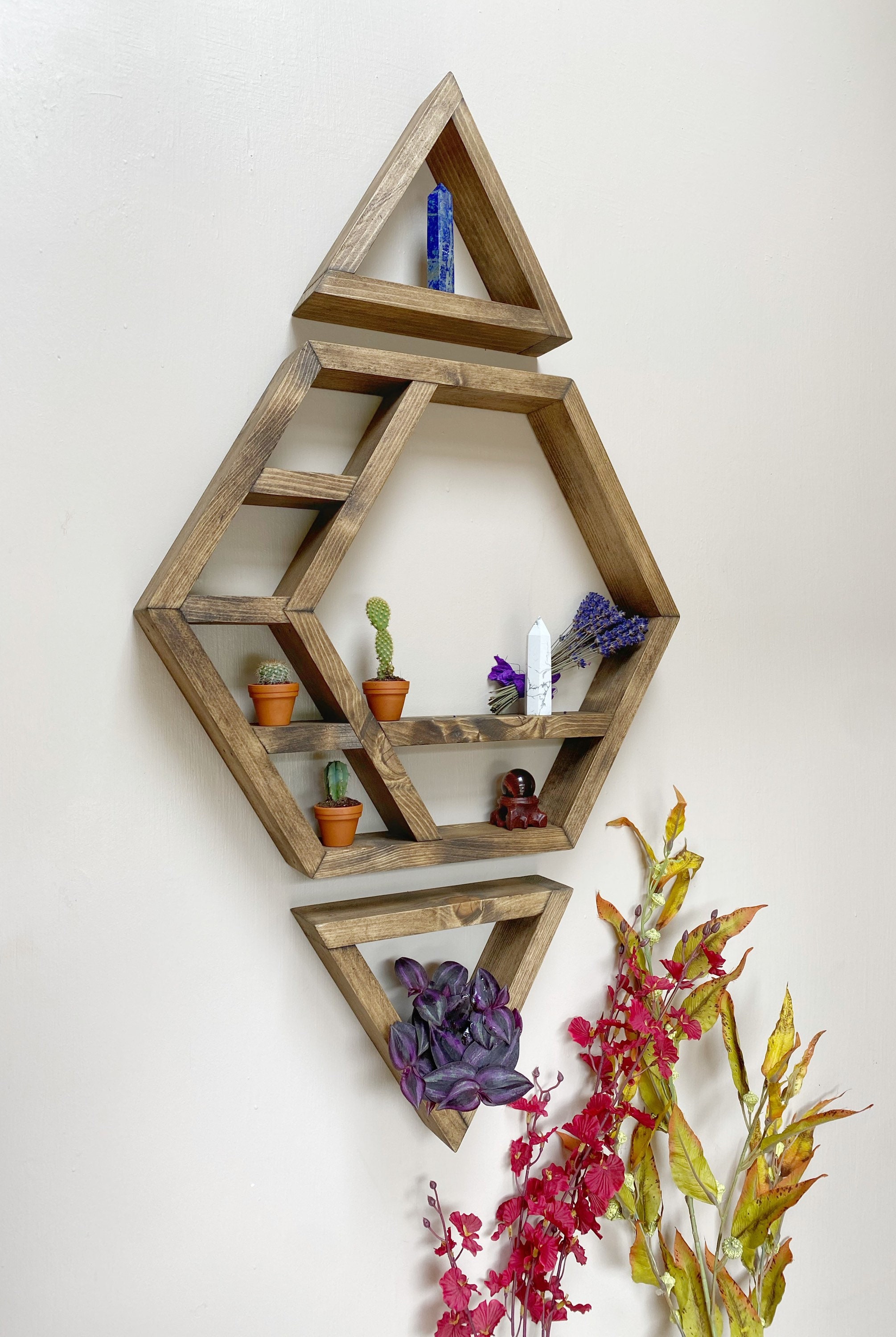 Display Shelf for Crystals Altar Crystal Shelves Crystal | Etsy