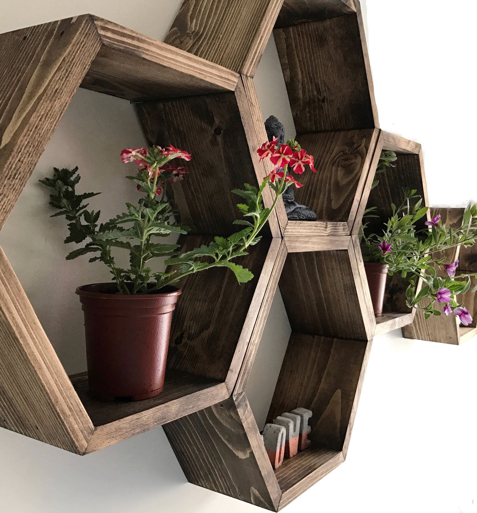 Large Hexagon Shelf Box Shelf Honeycomb Shelf Honeycomb - Etsy