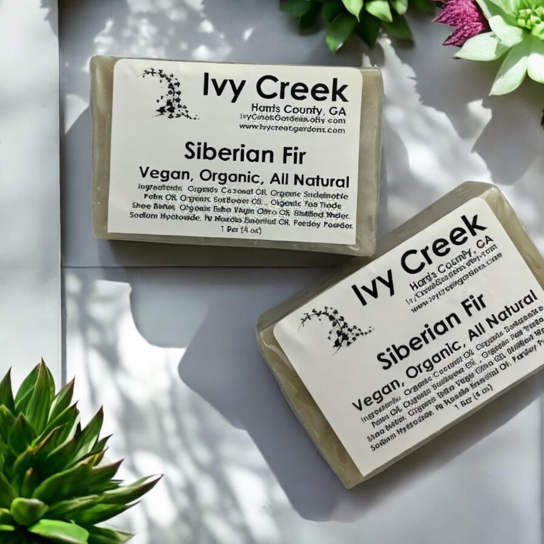 Siberian Fir Soap | Fresh Woodland Pine Scent Bar | Vegan & Small Batch ...