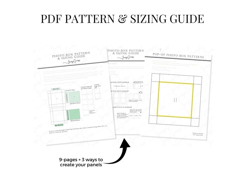 Pop-up Photo Box Tutorial and Cut Files, Memory Box, Mini Album, DIY ...