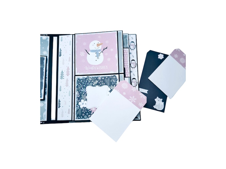 7x9 Interactive Mini Album, DIY Mini Album, Make Your Own Mini Album, PDF Cutting Guide, Video ...