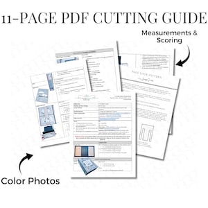 7x9 Interactive Mini Album, DIY Mini Album, Make Your Own Mini Album, PDF Cutting Guide, Video ...