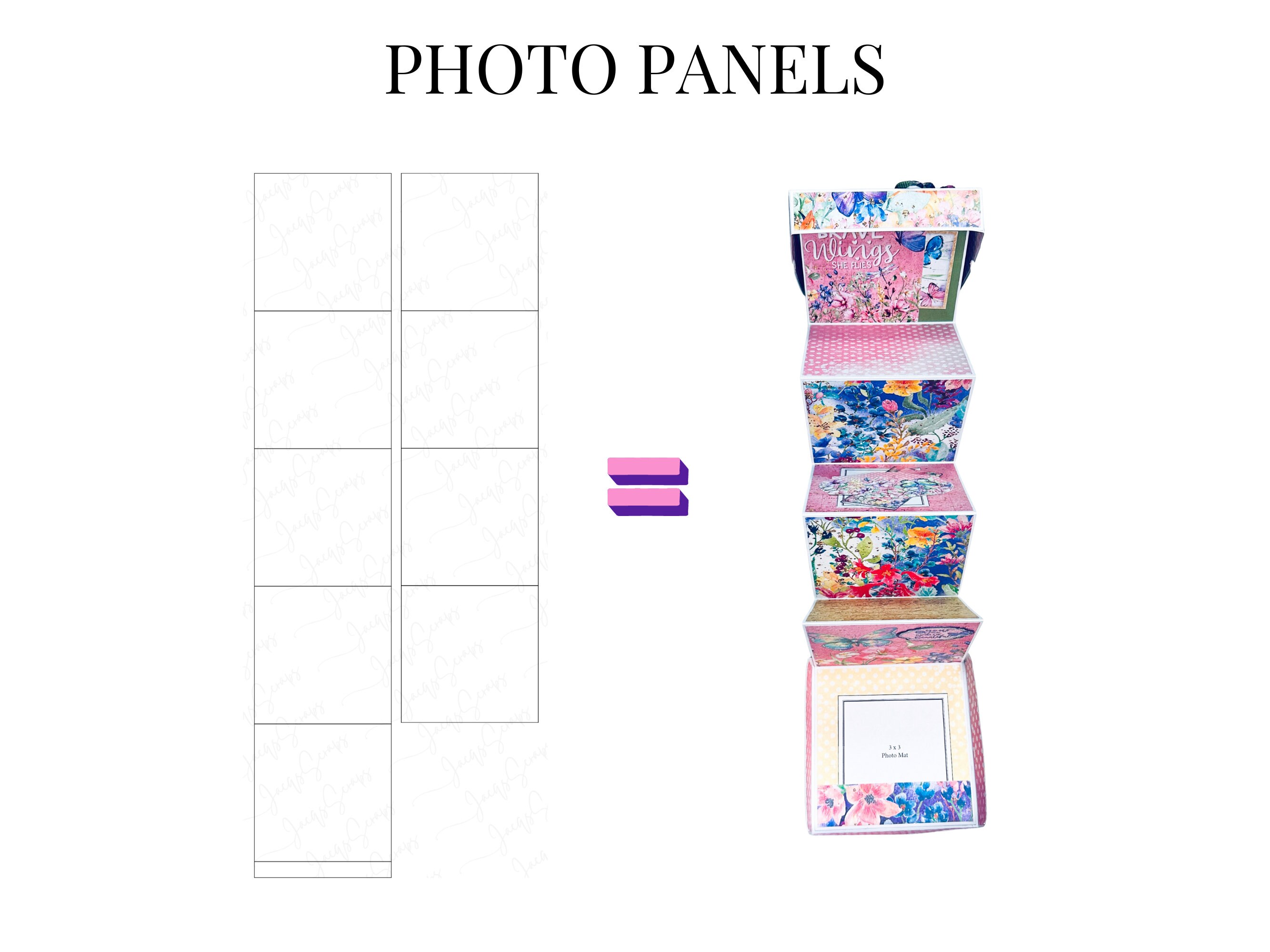 Pop-up Photo Box Tutorial and Cut Files, Memory Box, Mini Album, DIY ...