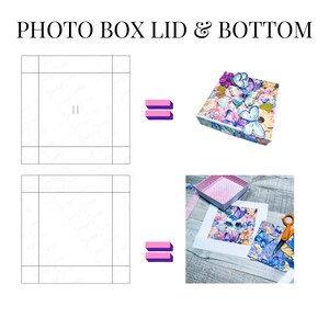 Pop-up Photo Box Tutorial and Cut Files, Memory Box, Mini Album, DIY ...