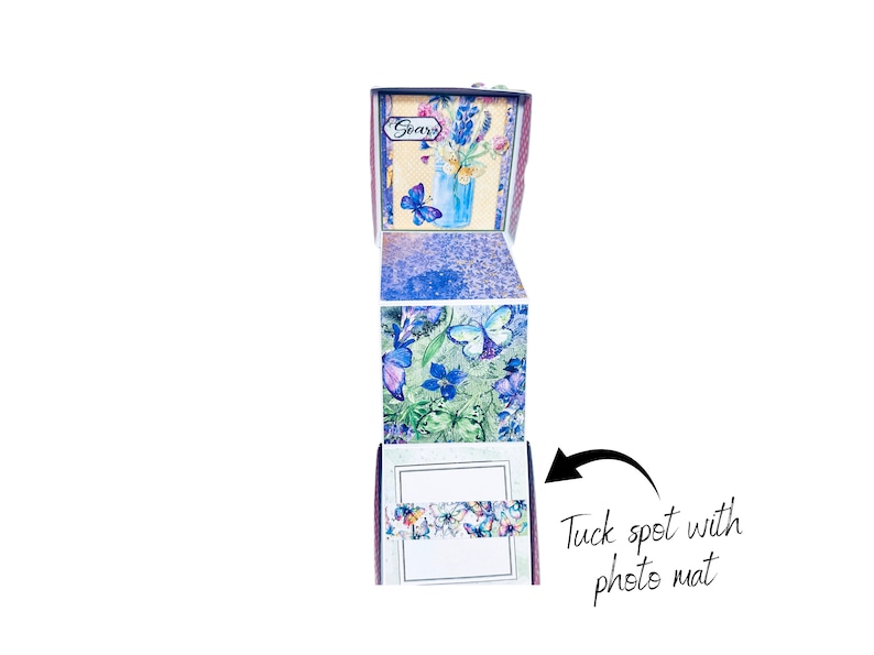 Pop-up Photo Box Tutorial and Cut Files, Memory Box, Mini Album, DIY ...
