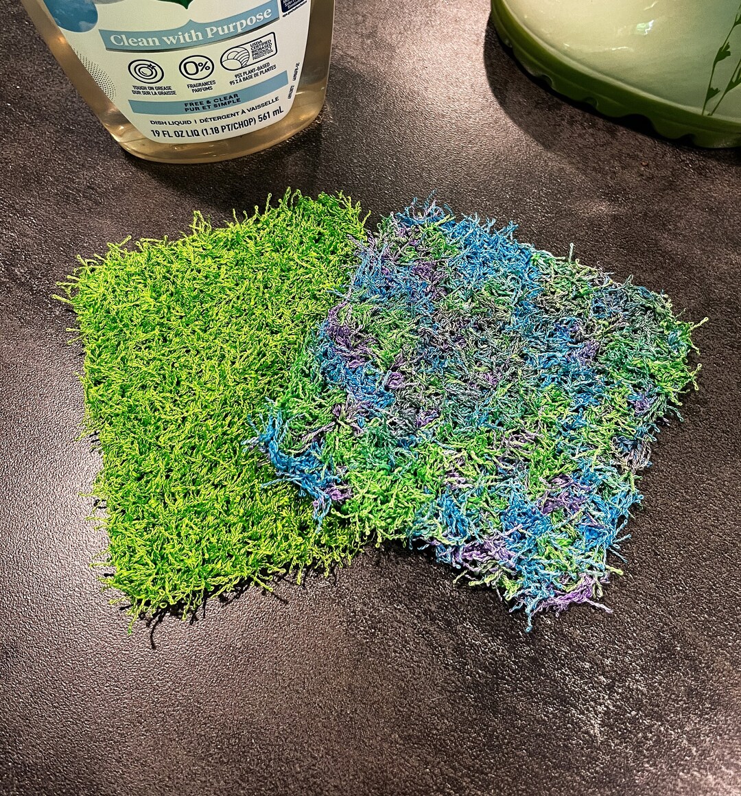 Reusable Dish Scrubbies: Sustainable Kitchen Scrubbers - Set of 4 - Etsy