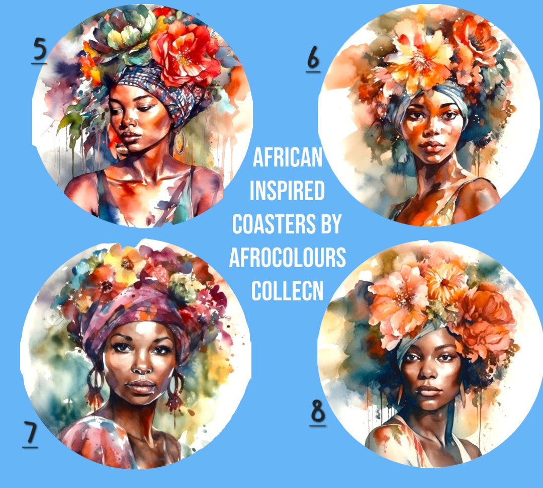 Mother's Day Coasters, Gift Coasters, Coasters, African Inspired ...