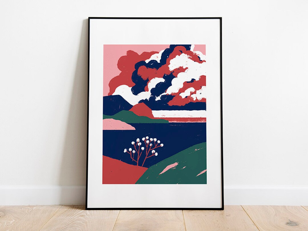 Poster STORM #2 | Print / Art Print / Wall Art / Silkscreen Print ...