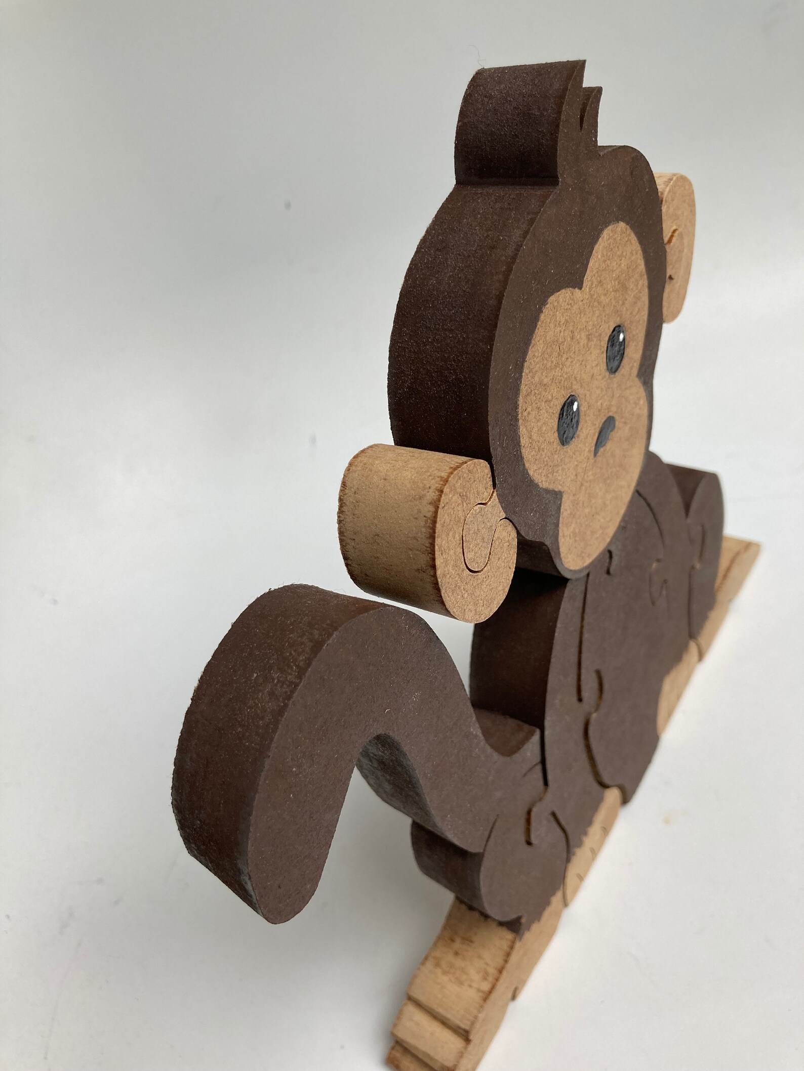 Children's Zoo Baby Monkey 8 Pc. Ape Animal Puzzle | Etsy