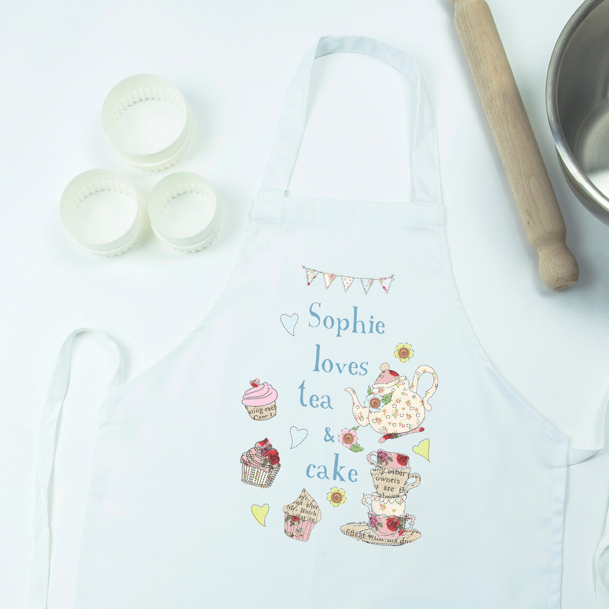 Personalised Loves Tea and Cake Apron. - Etsy