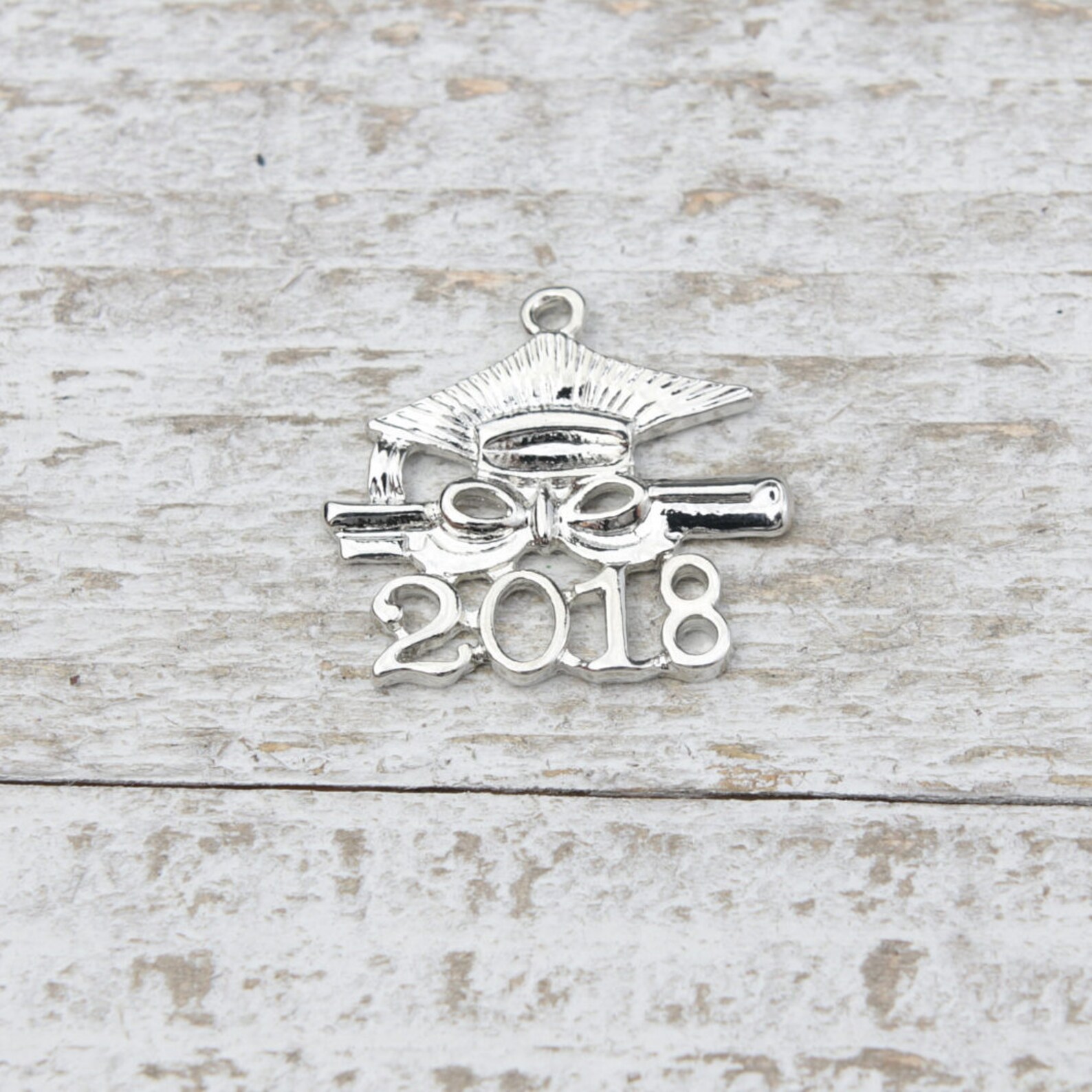 5 PIECES Graduation Cap Charms, 2018 Charms, 2018 Graduation Charm ...