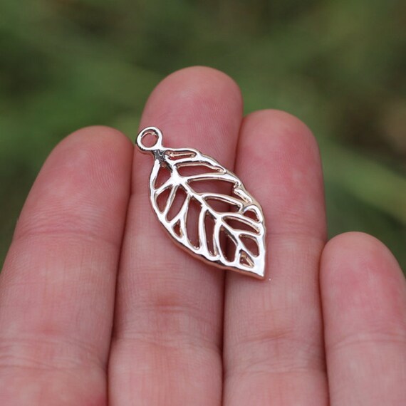 1 PIECE Leaf Pendant Light Gold Tone Leaf Pendant Fall | Etsy