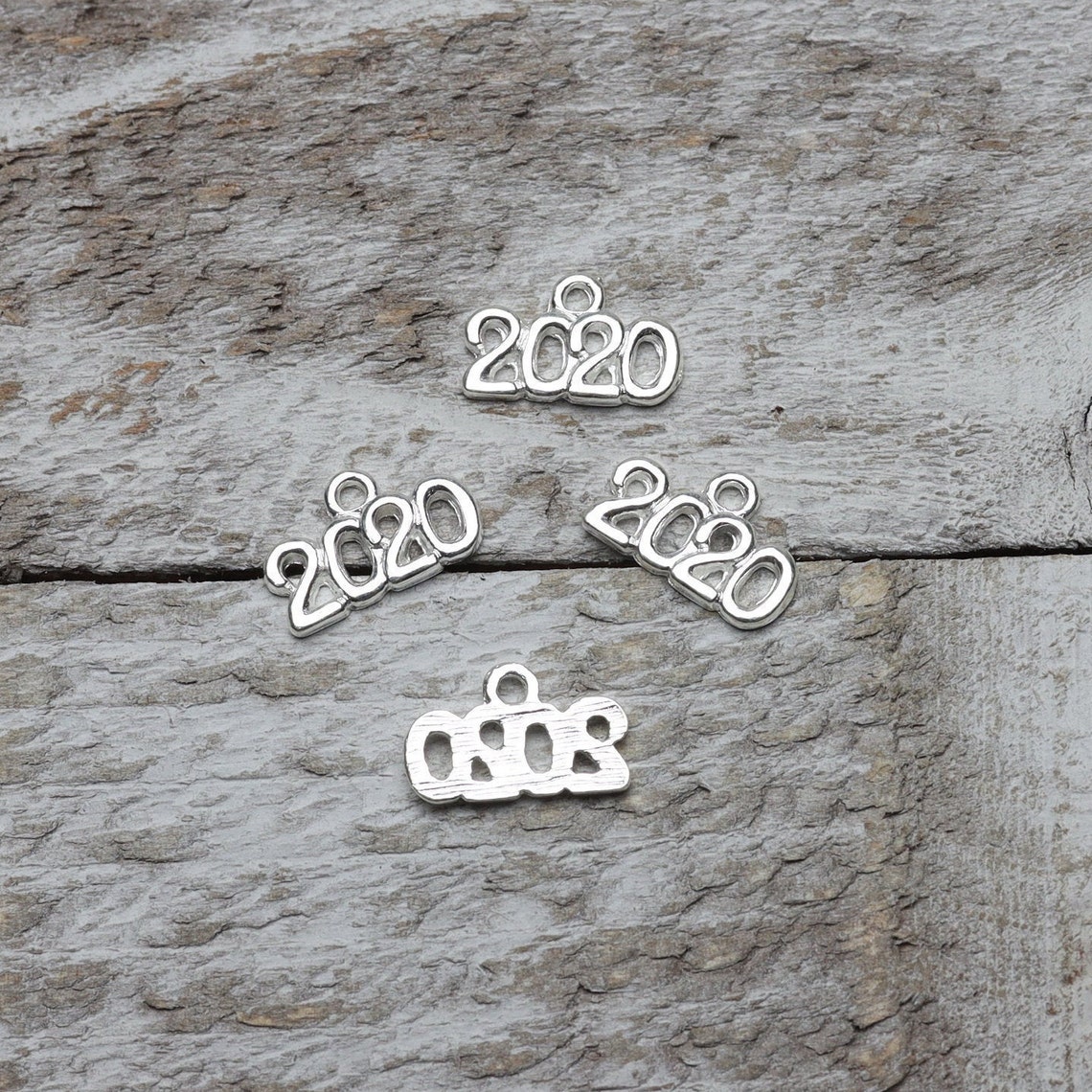1 PIECE 2020 Charm Silver Plated 2020 Charms New Year Charm - Etsy