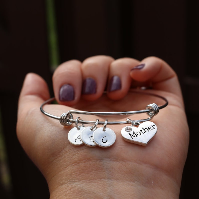 Mother Gift Mother Bracelet Personalized Initials Mother - Etsy