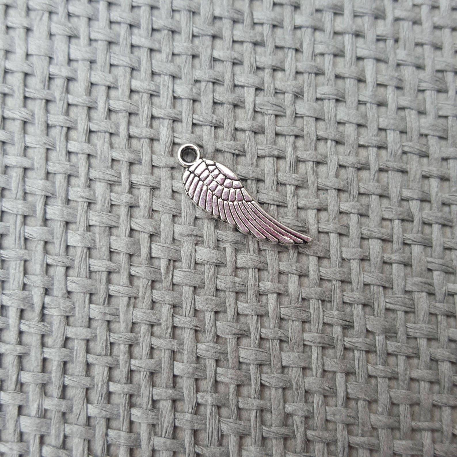 1 PIECE Angel Wing Charm Wing Charm Bird Wing Charm Small | Etsy