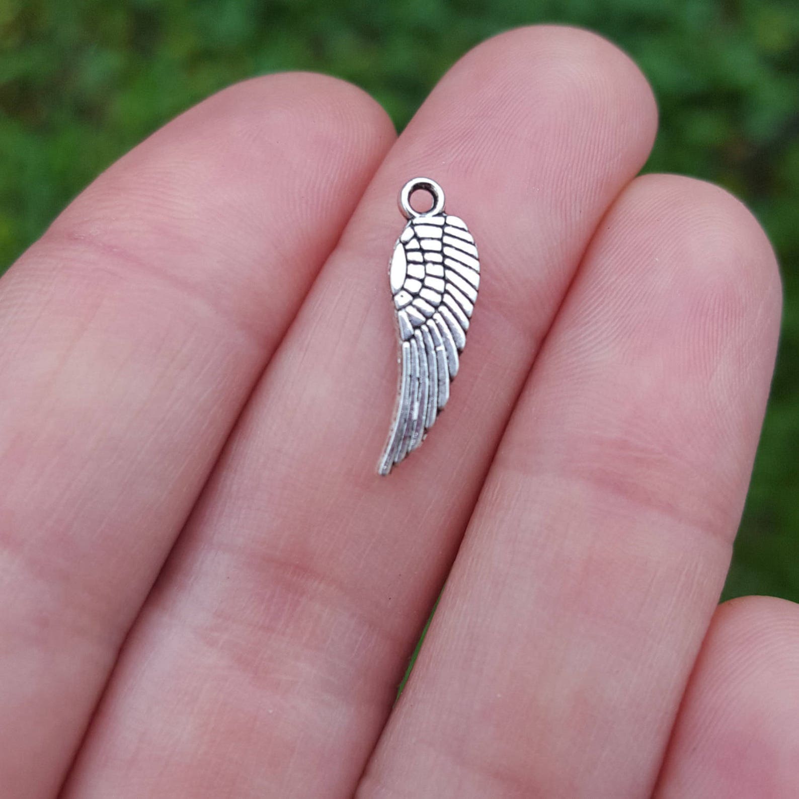 1 PIECE Angel Wing Charm Wing Charm Bird Wing Charm Small | Etsy