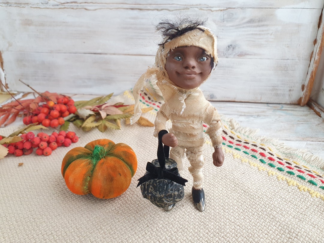 Mummy Doll,mummy Stuffie, Mummy Dollie, Original Art Handmade Doll ...