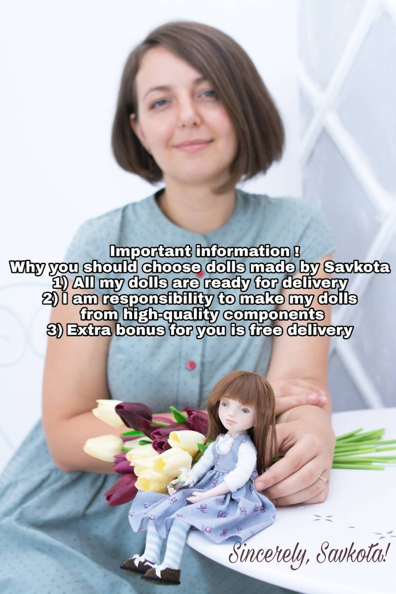 Ooak Art Doll Realistic Doll Polymer Clay Dolls Human - Etsy