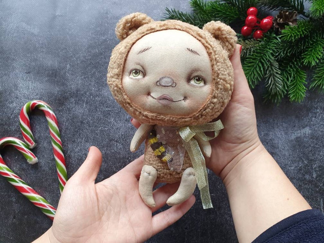 Stuffed Bear Doll Clothes for Dolls Bear Plush Cloth Doll Baby - Etsy