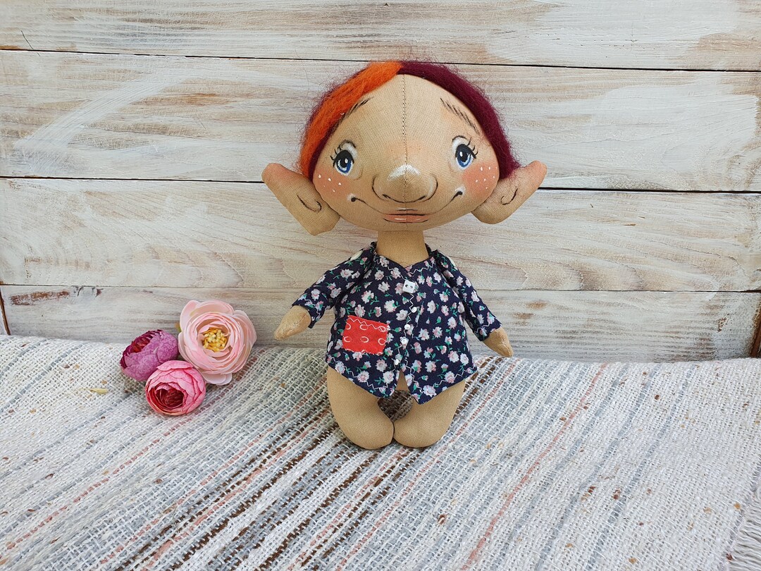 Troll Doll, Fantasy Doll, Art Handmade Custom Doll, Personalized Art ...