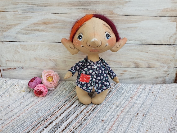 Troll Doll Fantasy Doll Art Handmade Custom Doll - Etsy