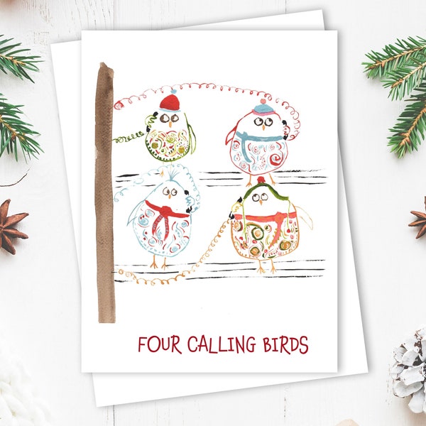 4 Calling Birds - Etsy