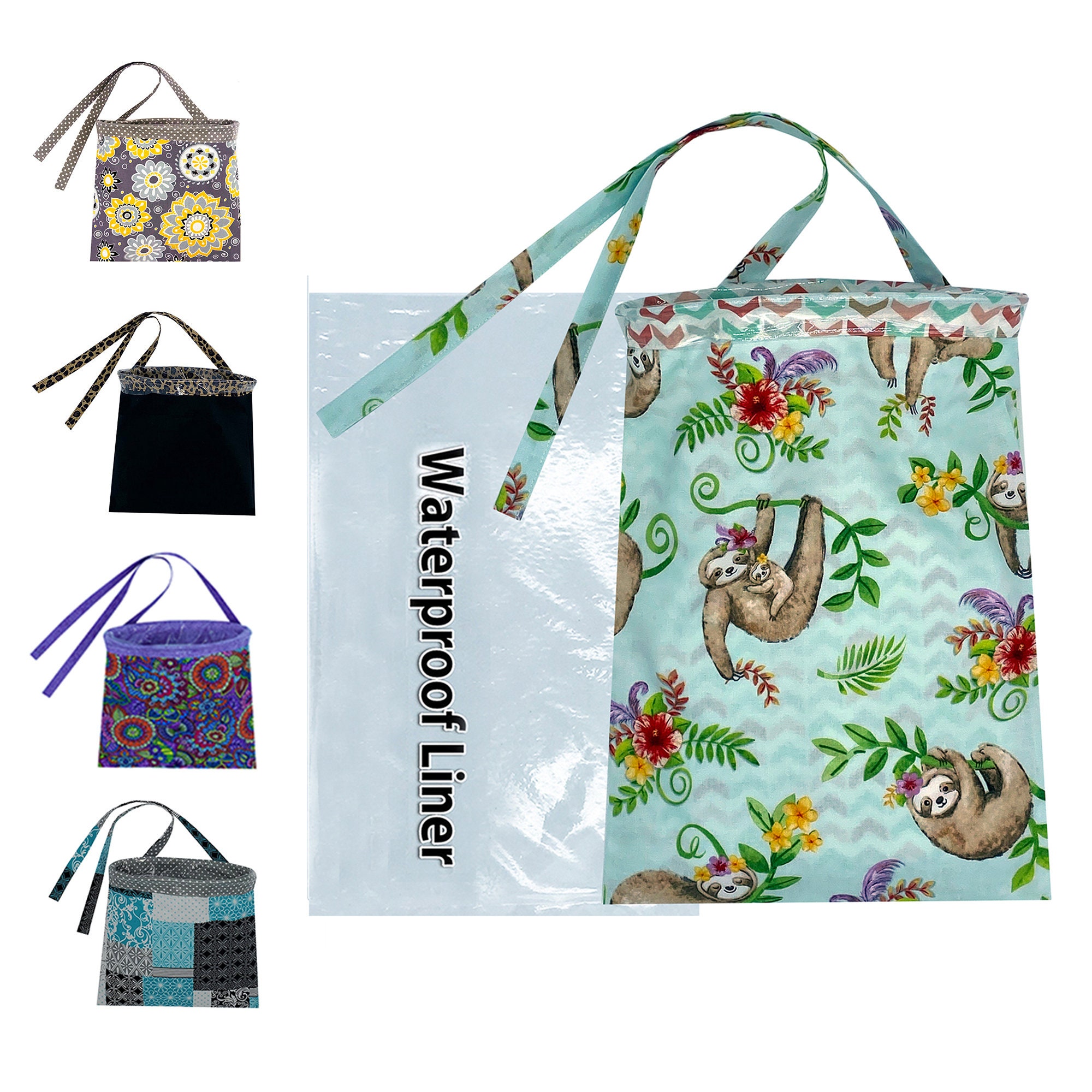 Car Trash Bag - Trash Bag for Car With Reusable Waterproof Liner and ...