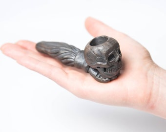Skull pipe | Etsy