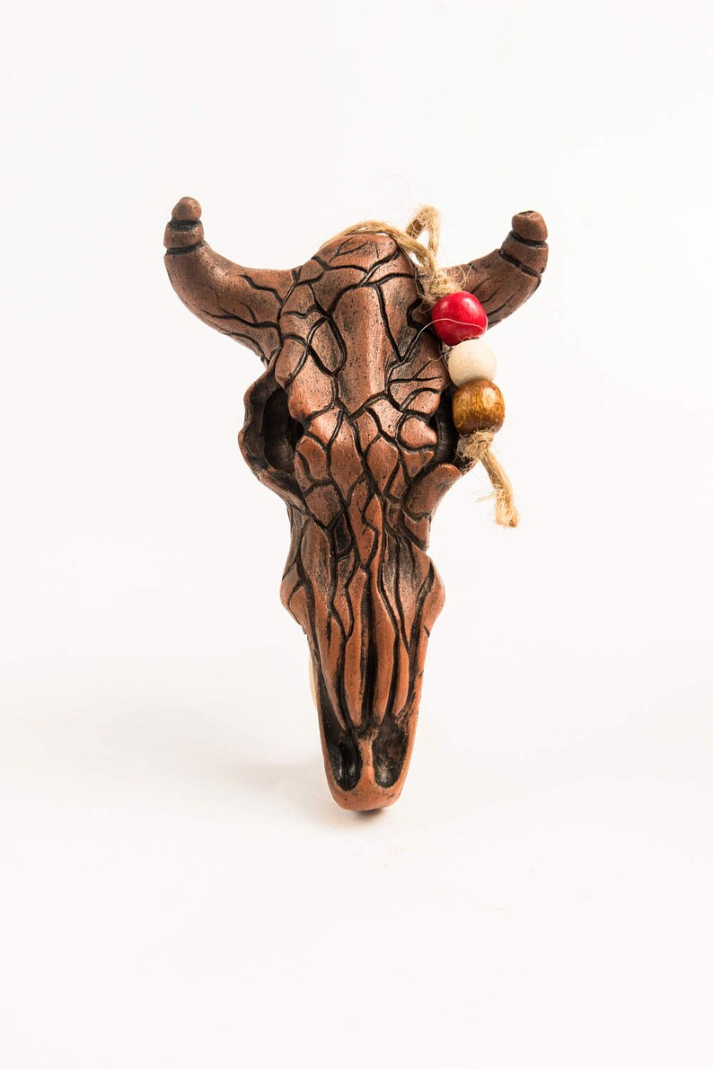 Boho Ceramic Smoking Cow Skull Bowl Pipes - Etsy