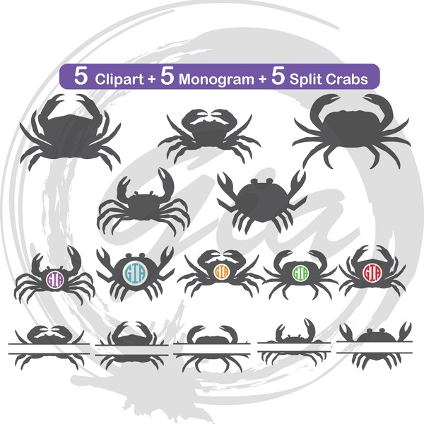Crab Die Cut - Etsy