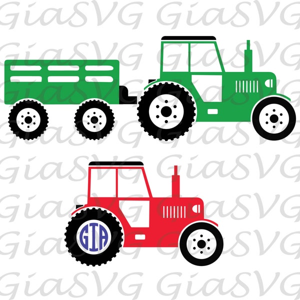 Tractor Die Cut - Etsy