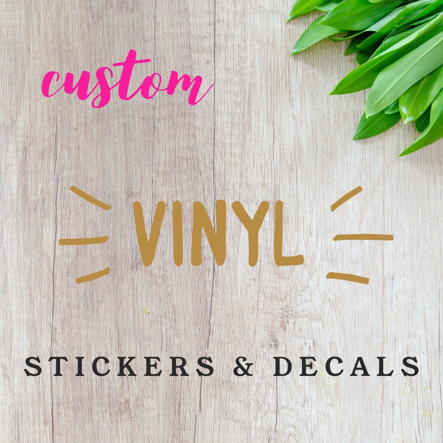 Custom Vinyl Stickers & Decals - Etsy