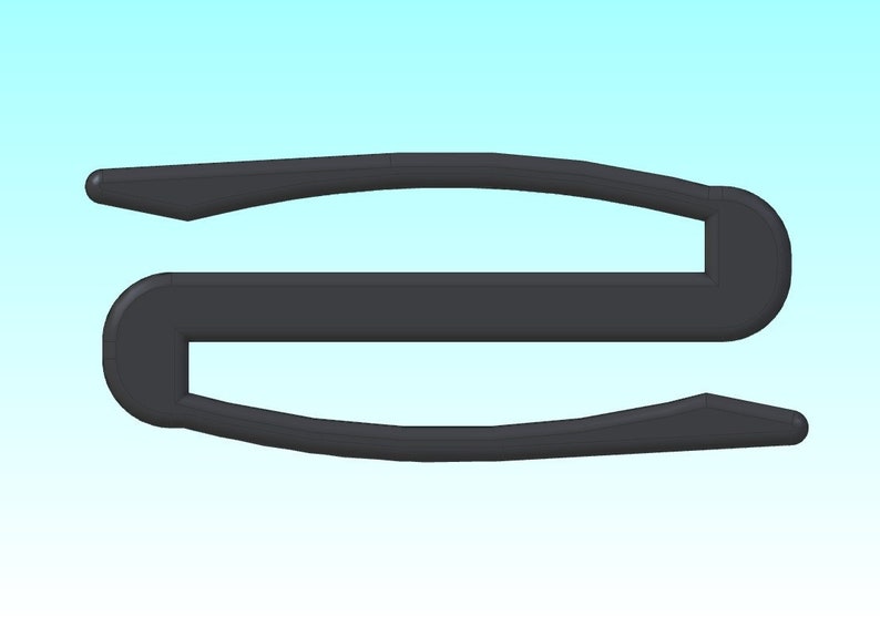 Jeep Wire Clip, STL. 3D Print File. Used to Hide Wire Behind Upper ...