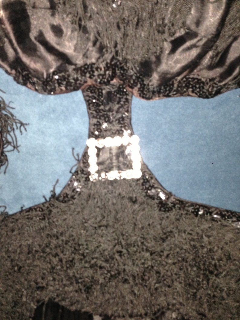 Va Va Voom!! Burlesque Vaudeville Black Vintage Dance Costume With ...