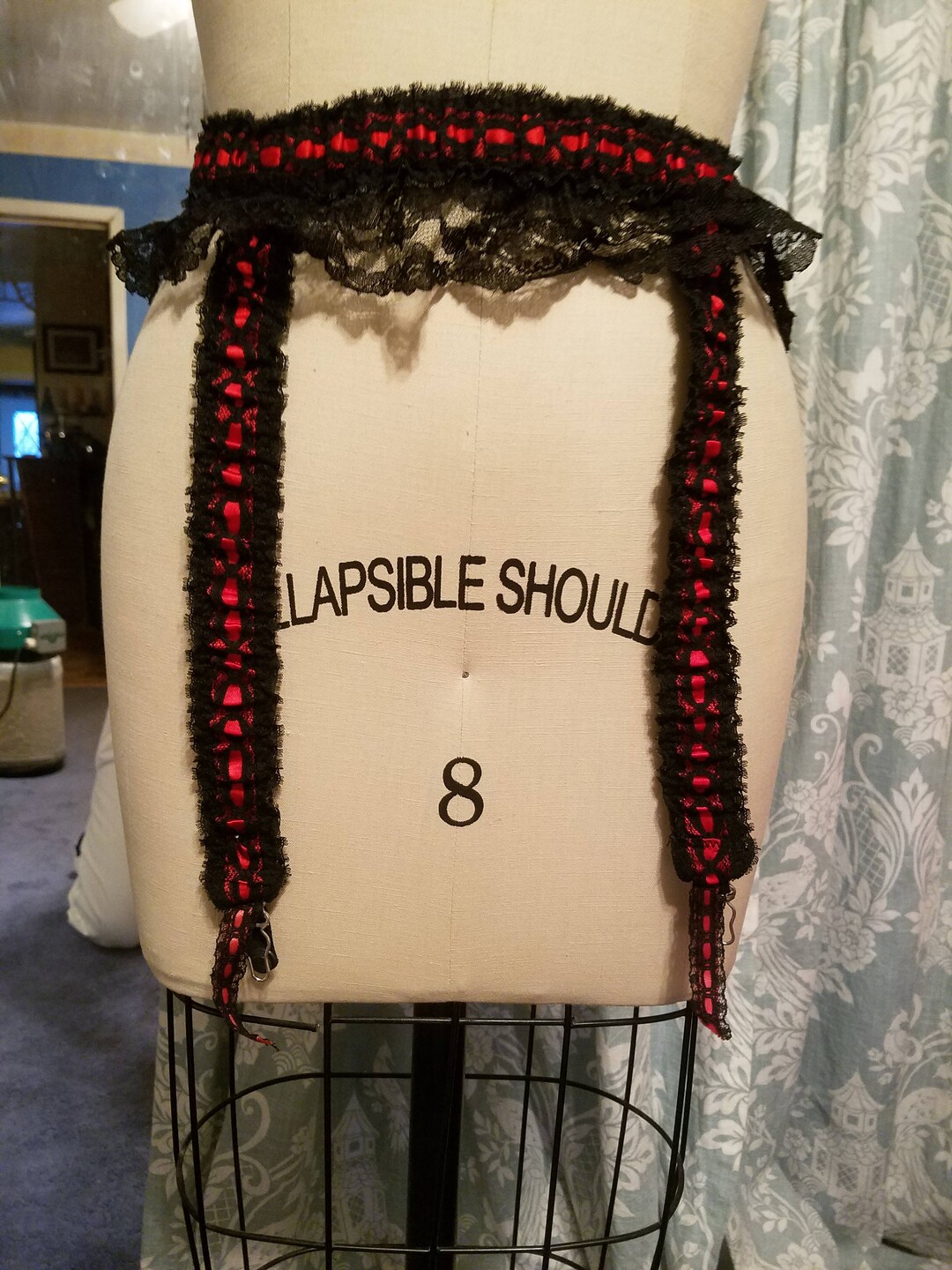 Burlesque Vaudeville Costume 20s 30s Red Black Vintage - Etsy