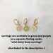White Mini Daisy Hoop Earrings - Etsy