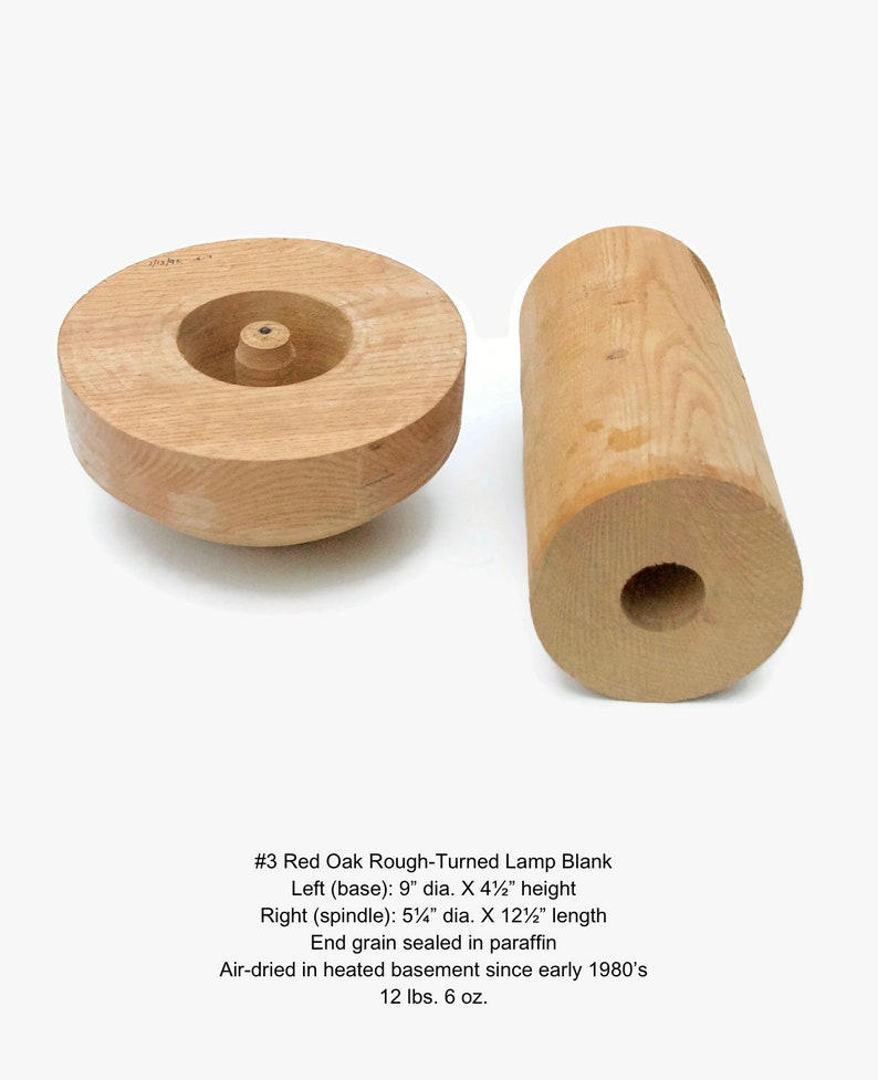Red Oak Woodturning Blanks for Lamp Air-dried Free Shipping - Etsy