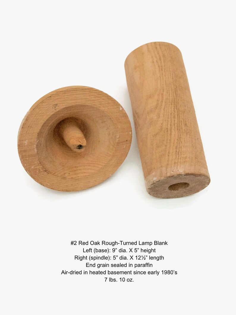 Red Oak Woodturning Blanks for Lamp Air-dried Free Shipping - Etsy