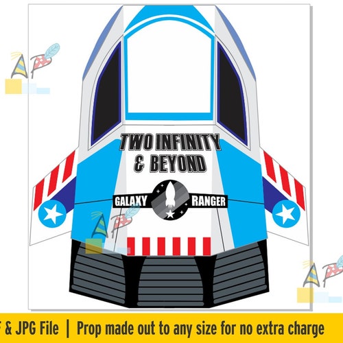 Two Infinity and Beyond Spaceship Front Photo Booth DIY - Etsy