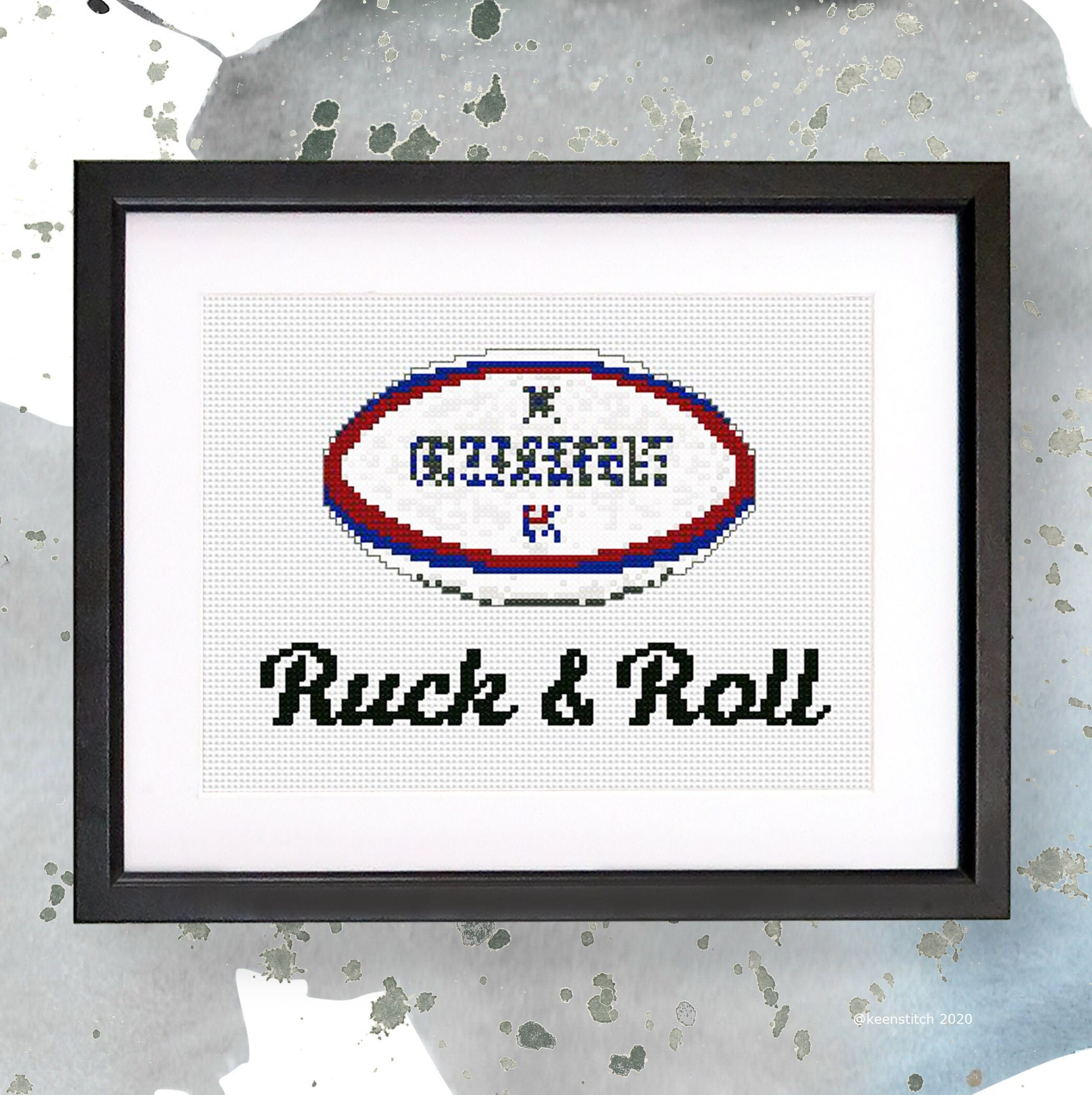 Ruck and Roll Rugby Themed Cross Stitch Pattern PDF Rugby - Etsy