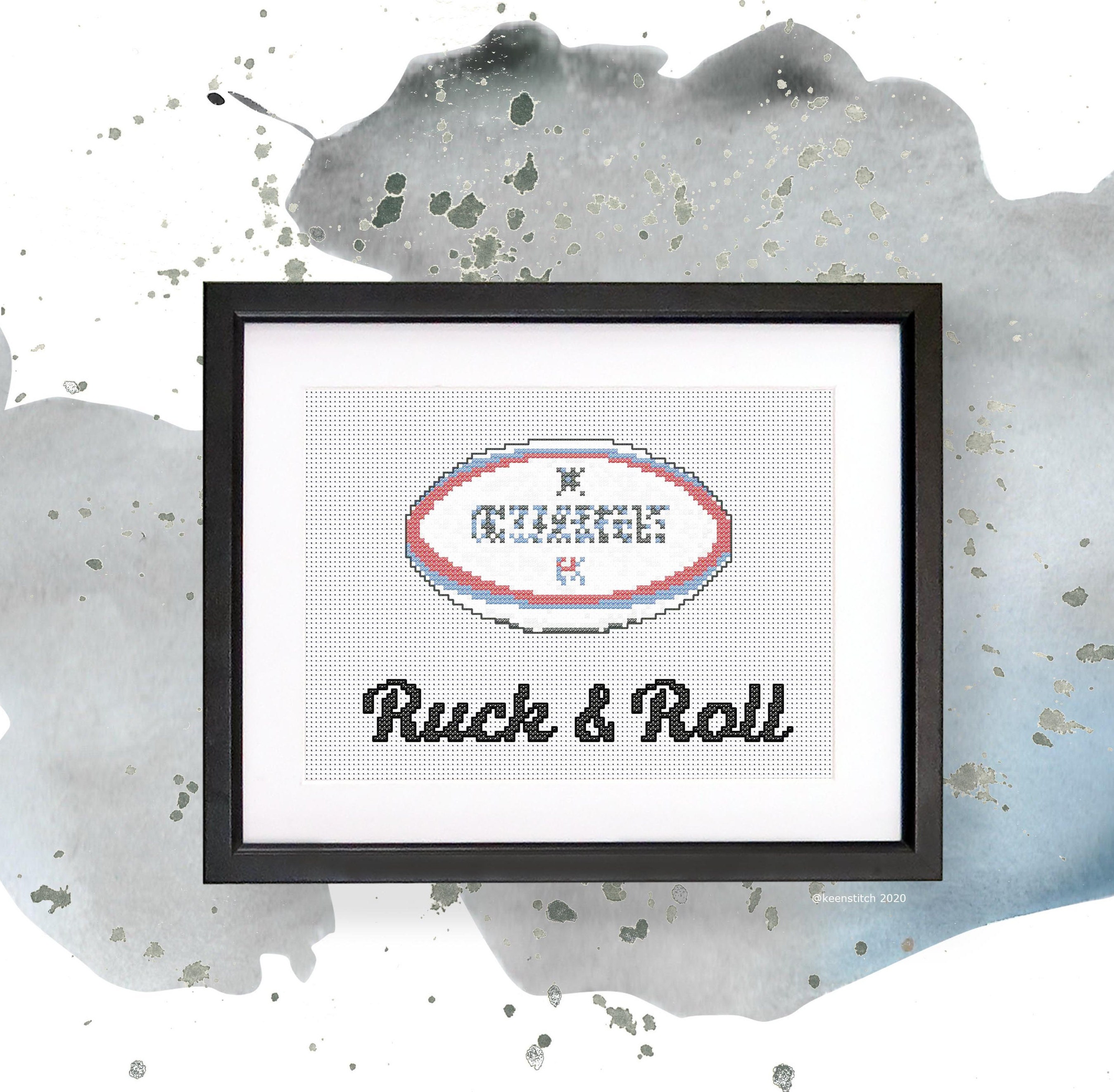 Ruck and Roll Rugby Themed Cross Stitch Pattern PDF Rugby | Etsy
