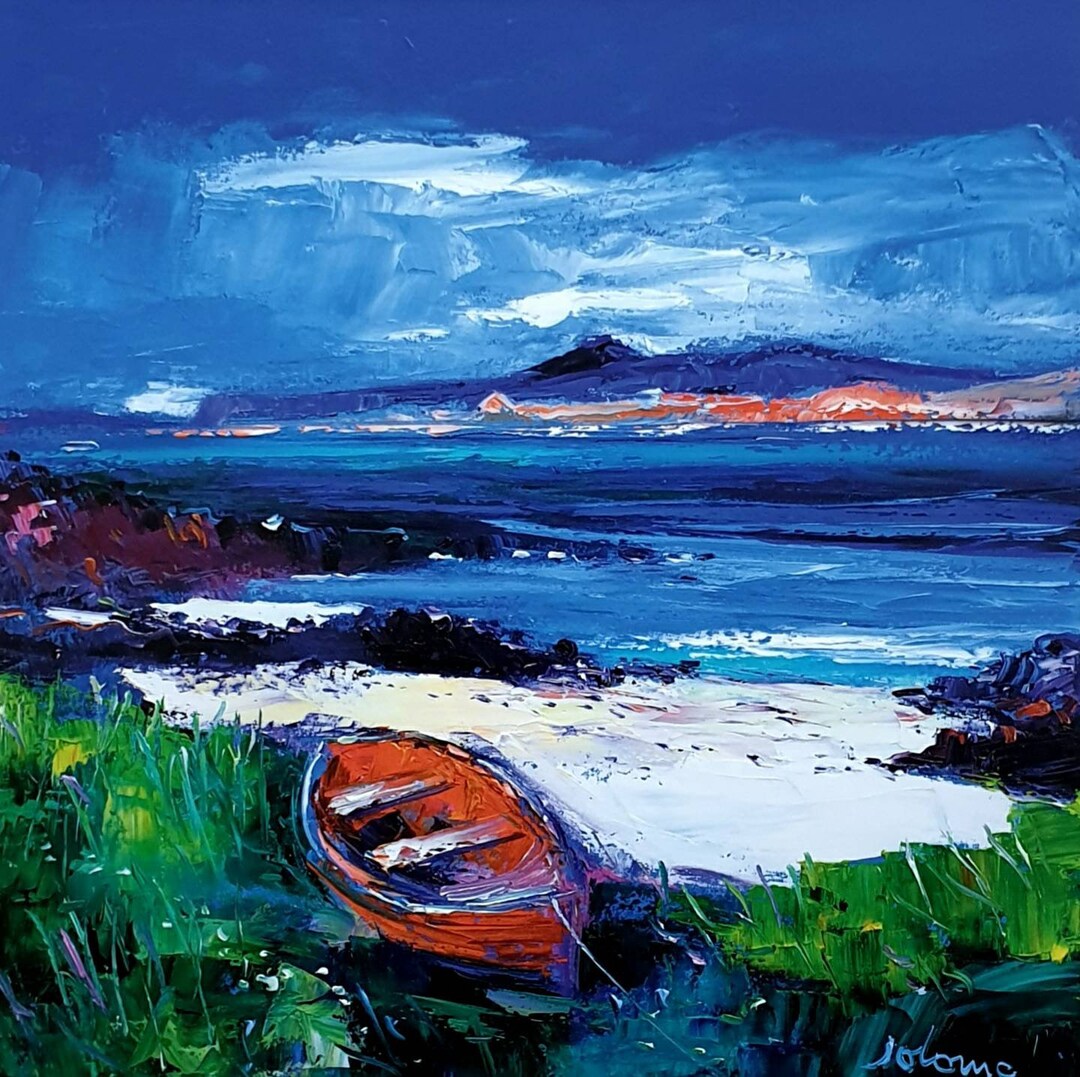 Jolomo Framed Print large Iona & Ben More Mull - Etsy