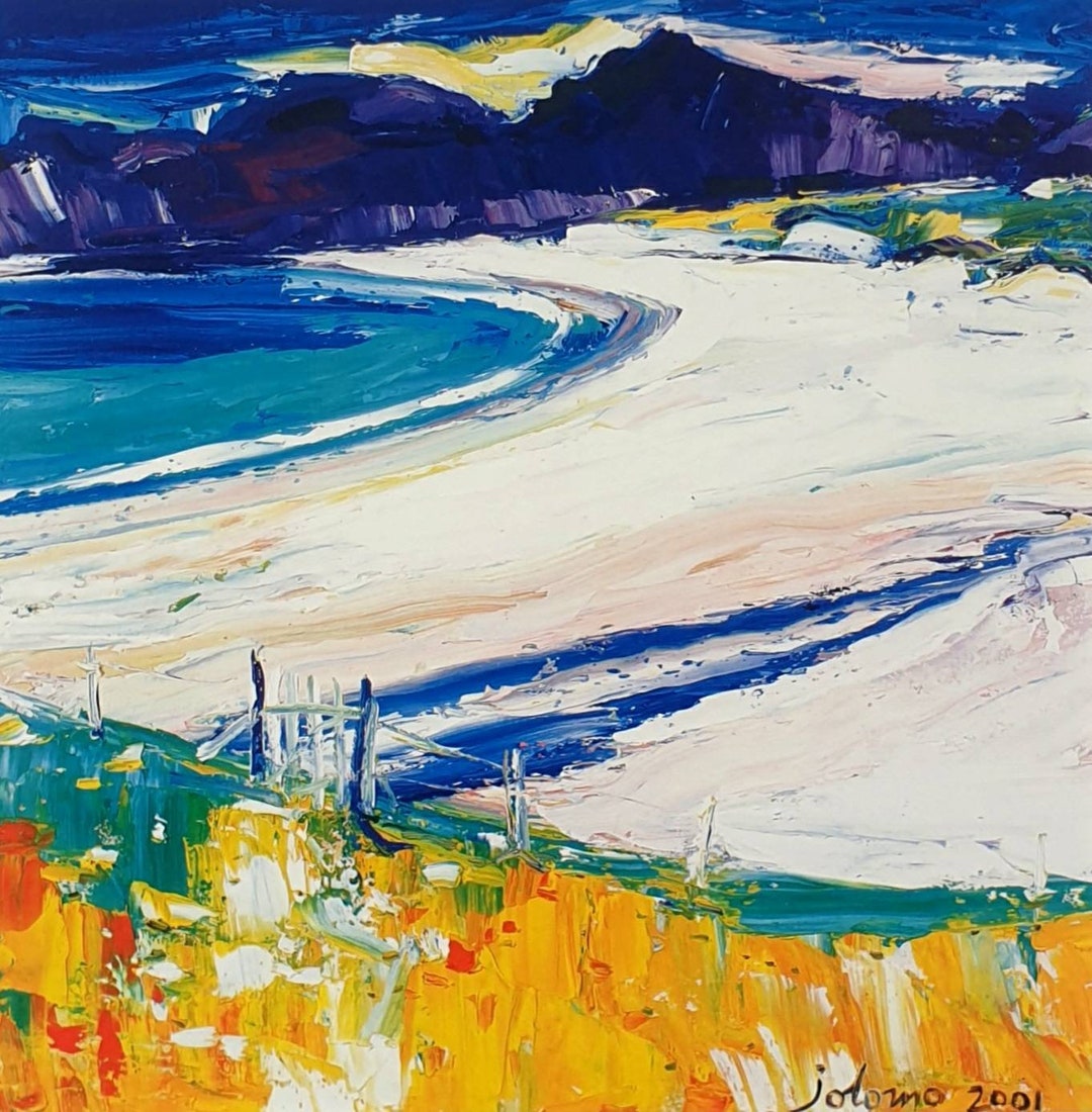 Jolomo Framed Print large Kiloran Bay Isle of Colonsay - Etsy