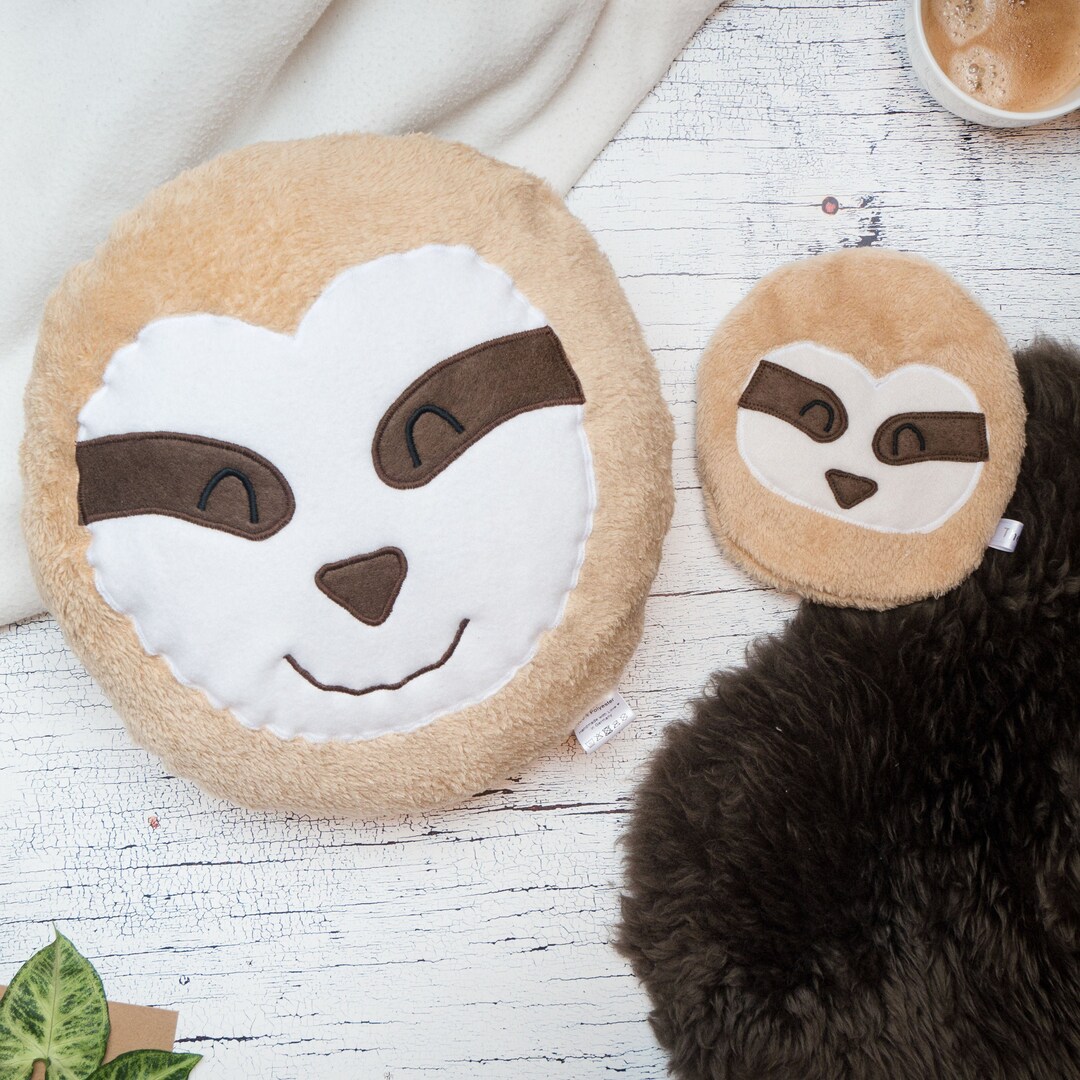 Cuddly Set Sloths Consisting of Pillows and Grain Pillows - Etsy